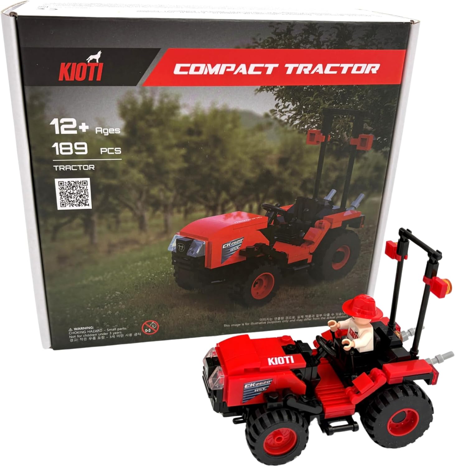 Kioti CK Tractor Brick Toy Set - Nolt’s Power Equipment