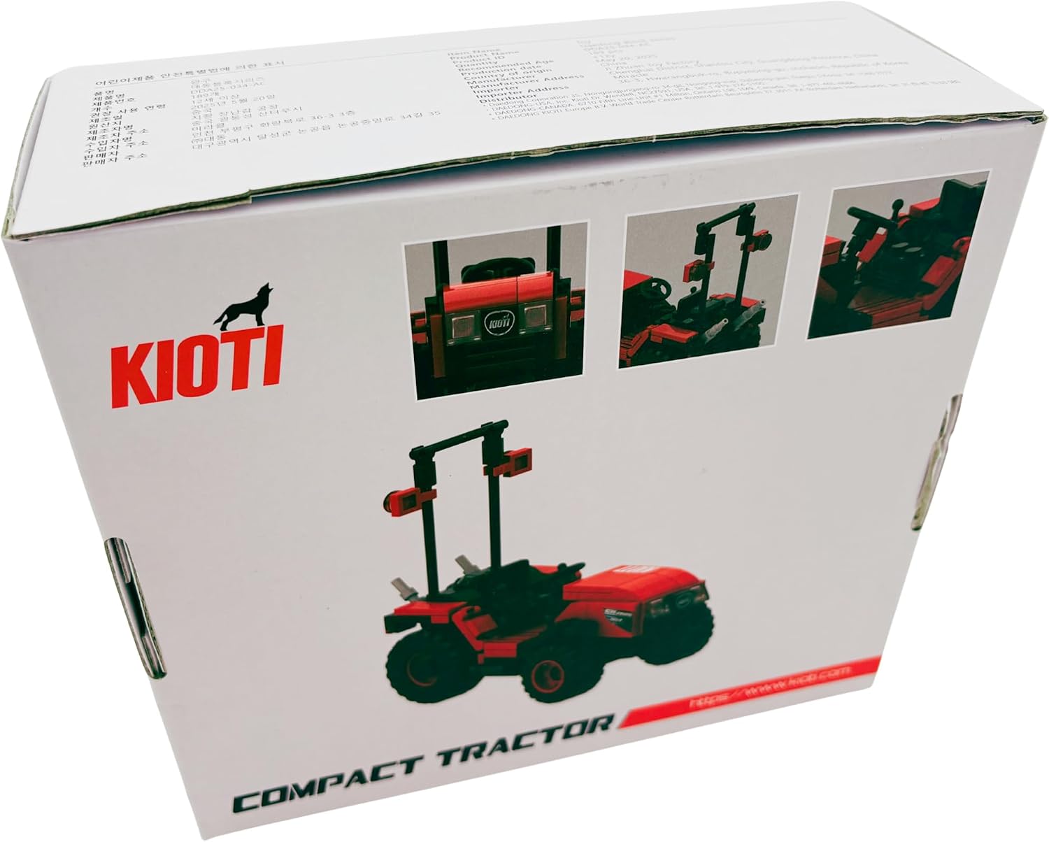 Kioti CK Tractor Brick Toy Set - Nolt’s Power Equipment
